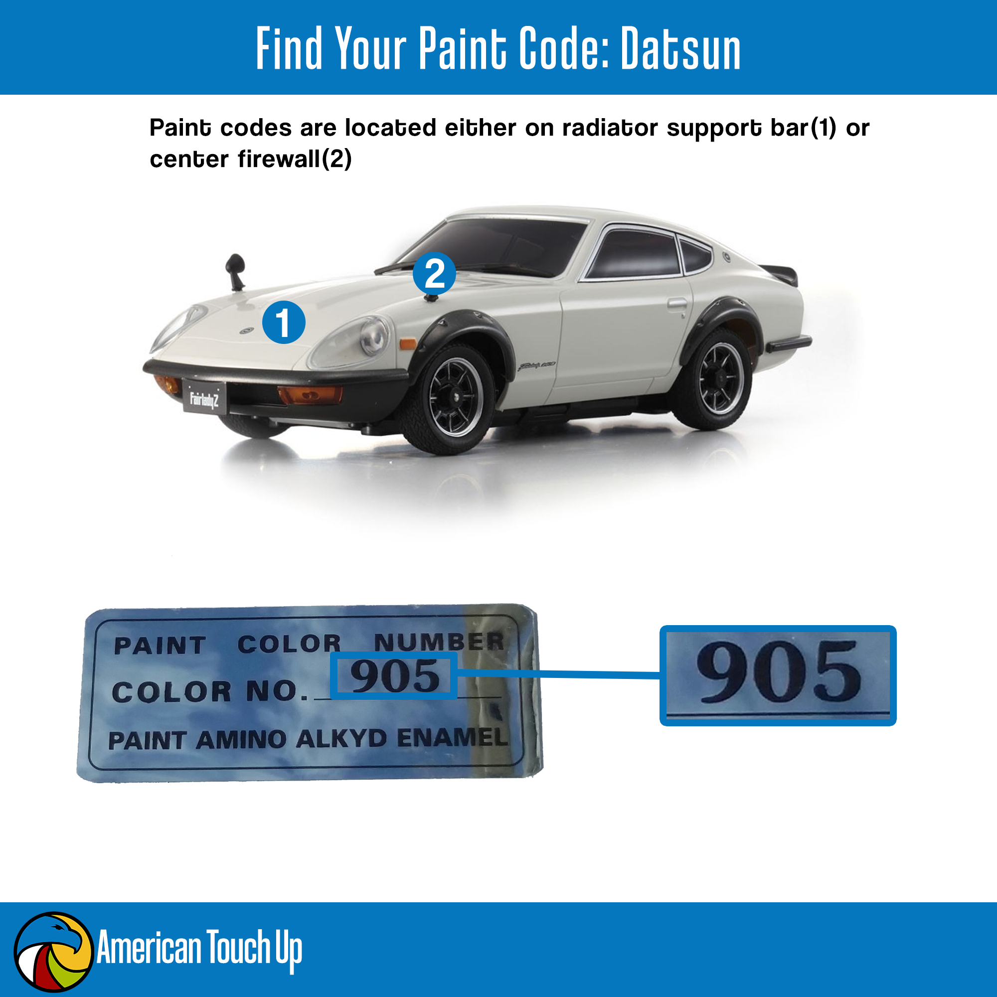 Datsun – American Touch Up – Automotive Touch Up Paint