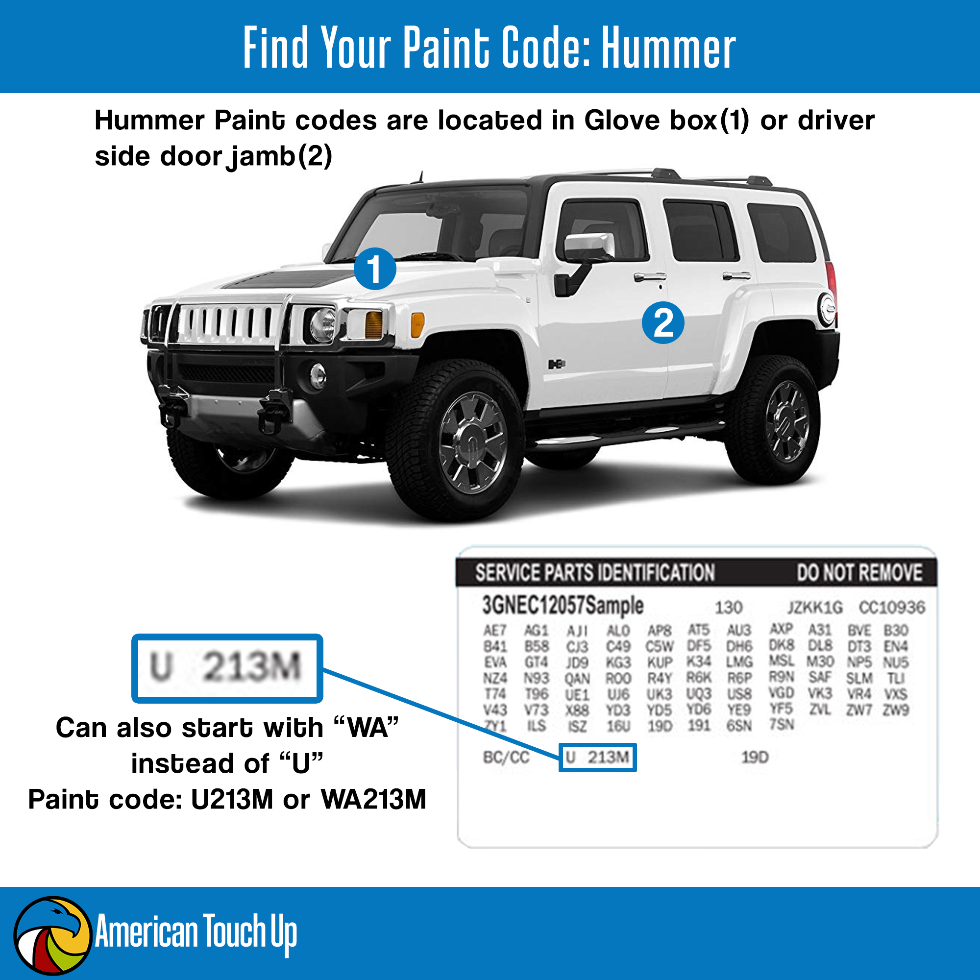 Hummer – American Touch Up – Automotive Touch Up Paint