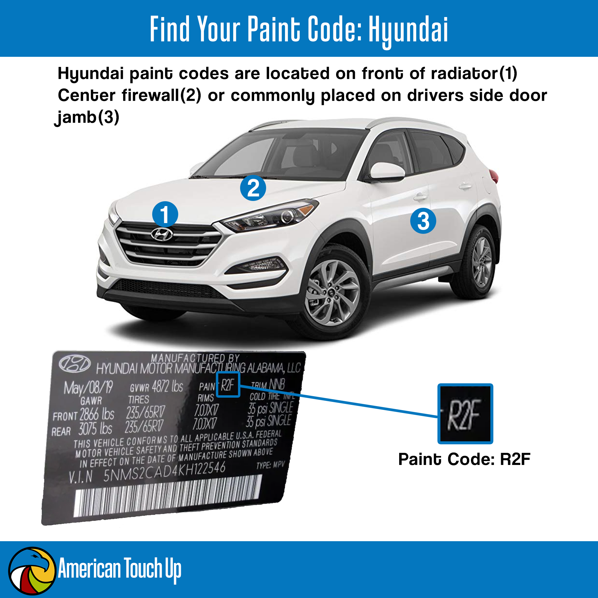 Hyundai – American Touch Up – Automotive Touch Up Paint