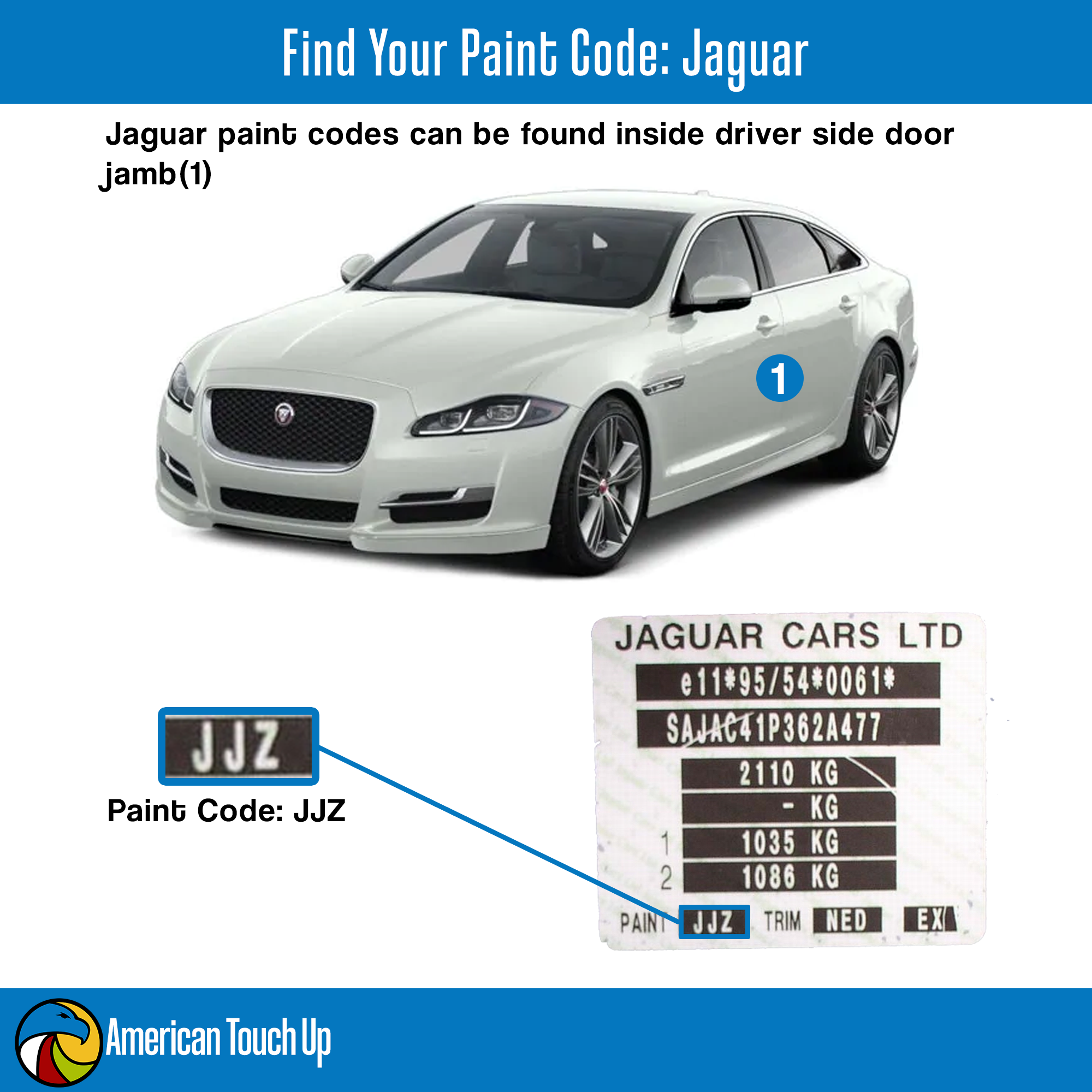 Jaguar – American Touch Up – Automotive Touch Up Paint