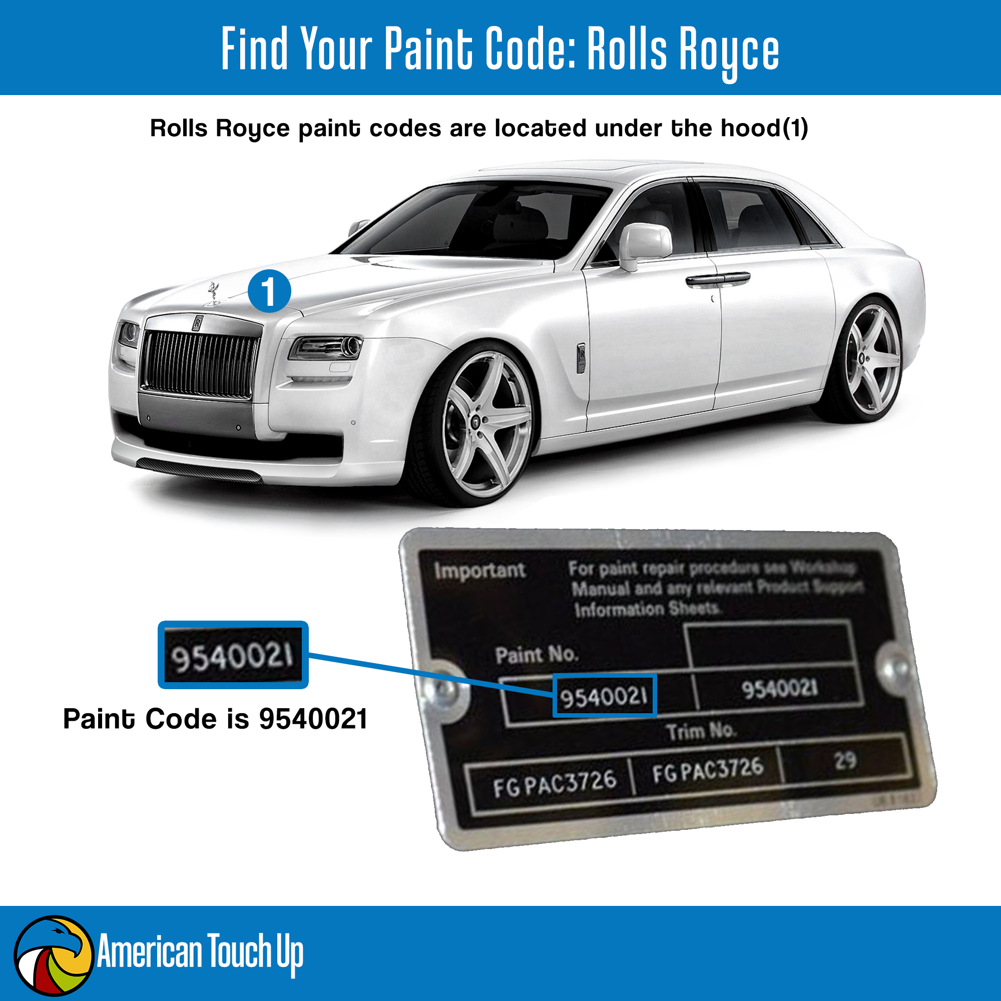 Rolls Royce – American Touch Up – Automotive Touch Up Paint